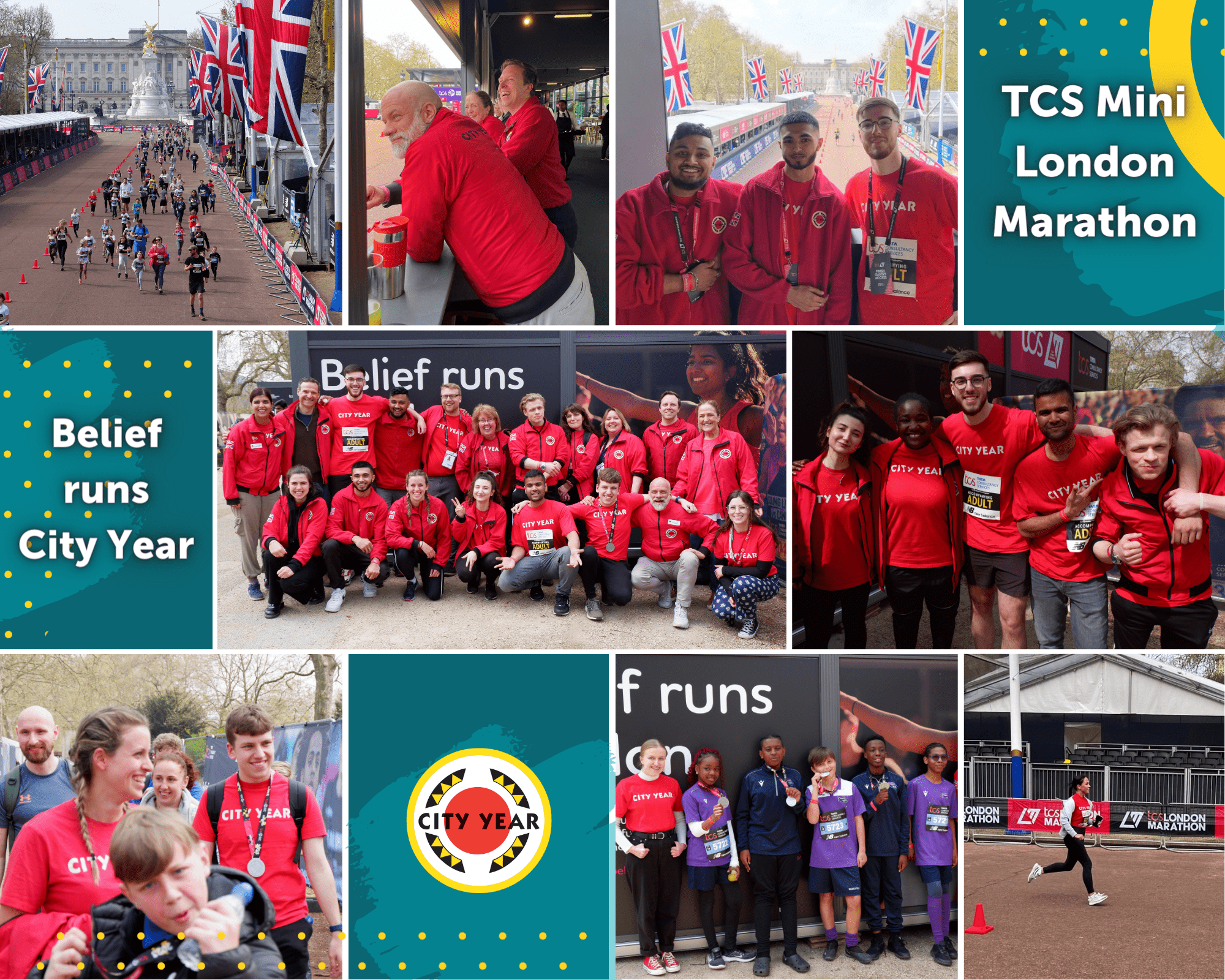City Year takes on the TCS Mini London Marathon 2023! - City Year UK